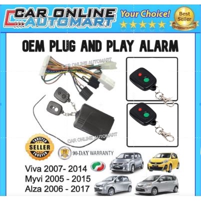 Perodua Myvi 05-15 ,Viva,Alza Plug and Play (no cutting Wire) Full Set ...