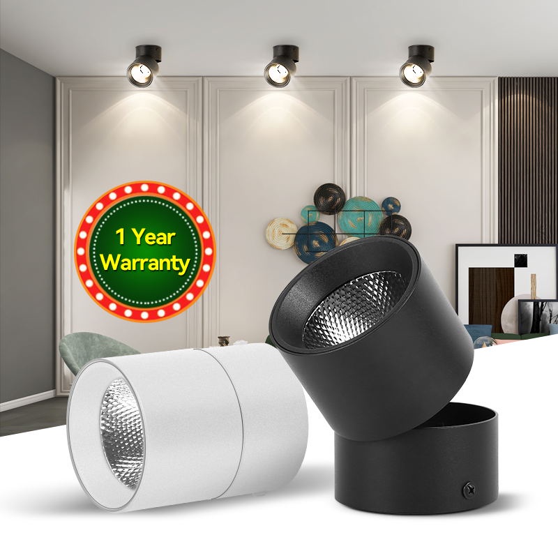 CANMEIJAI LED Surface Mounted Downlight Folding Spotlight 7/10/15W LED Ceiling Light Lampu ...