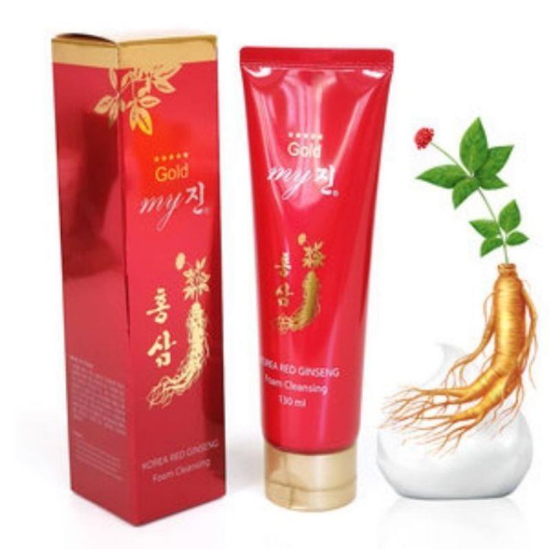 My Gold Korea Red Ginseng Foam Clenasing 130ml | Shopee Malaysia
