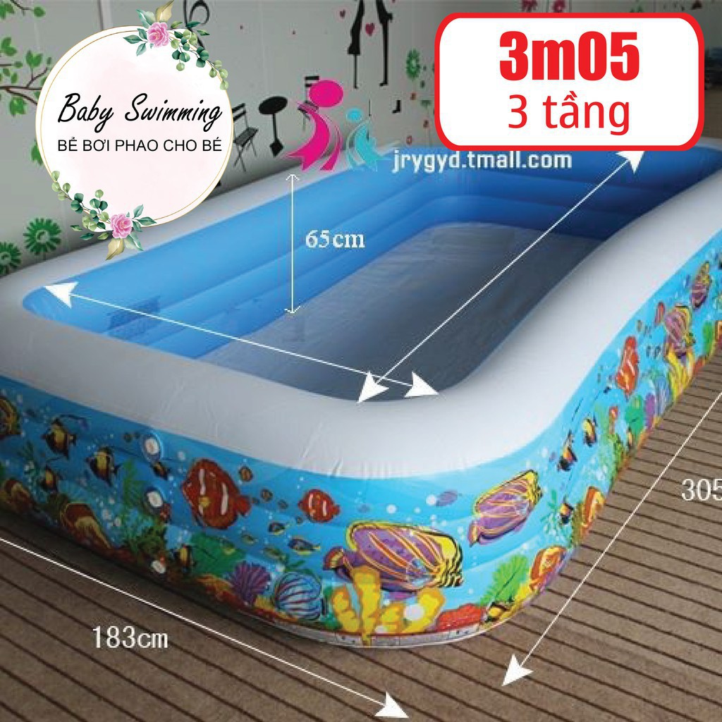 Inflatable Swimming Pool - Super Large Type - 3m05 3-Tier Type ...