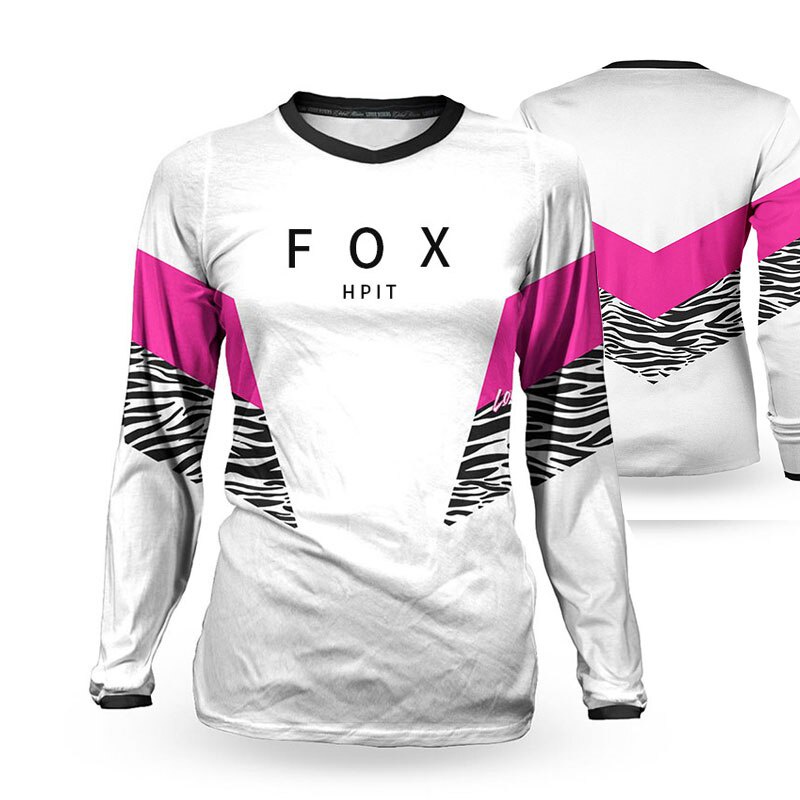 2021 women downhill jersey hpit fox mountain bike mtb shirts offroad dh ...