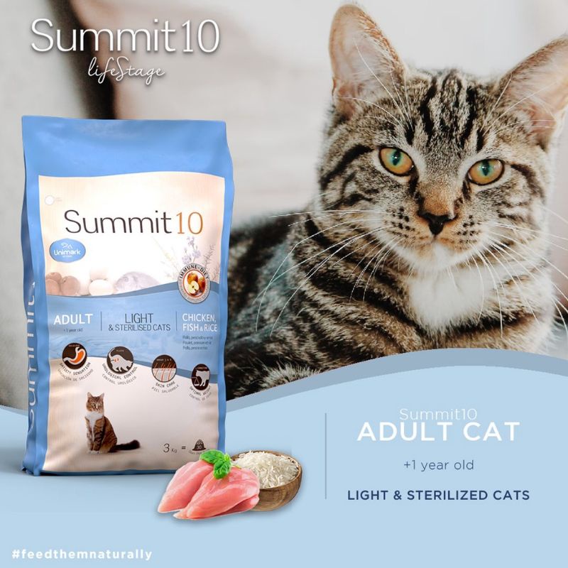 Summit 10 Grain Free And Life Stages Series Complete Cat Dry Food For