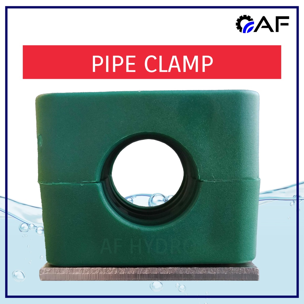 Standard Polypropylene (PP) Pipe Clamp 6MM to 42.3MM, Base Plate & Cap ...