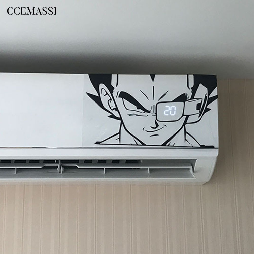 ccema Vegeta Dragon Ball Decal Indoor Air Conditioner Sticker | Shopee ...