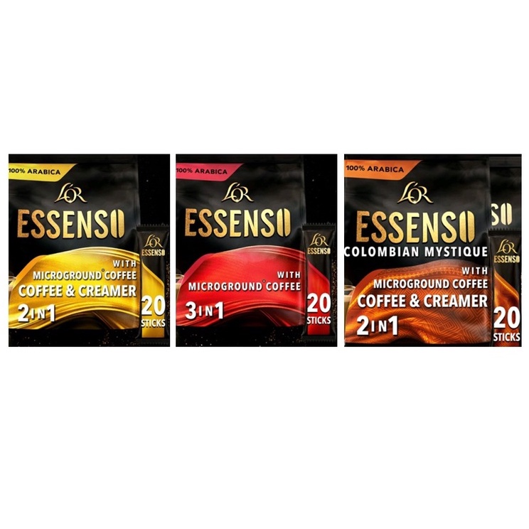 ESSENSO Microground Coffee 20s, Classique 2in1/Classique 3in1/Colombian ...