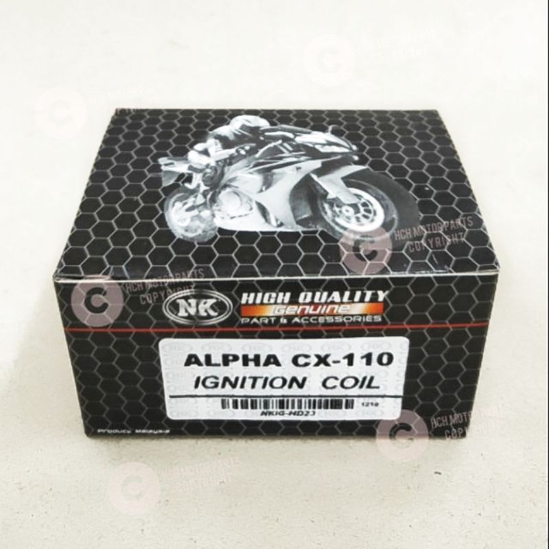 IGNITION PLUG COIL - HONDA - WAVE ALPHA CX 110 - OLD & NEW VERSION (NK ...