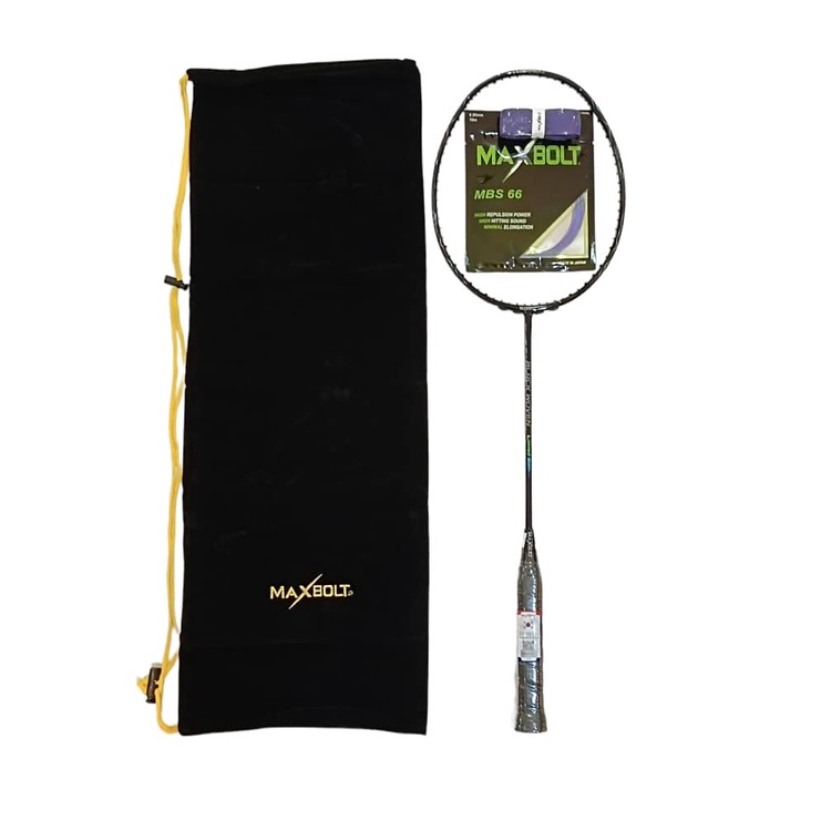 MAXBOLT Black Woven Limited Edition Badminton Racket | Shopee Malaysia