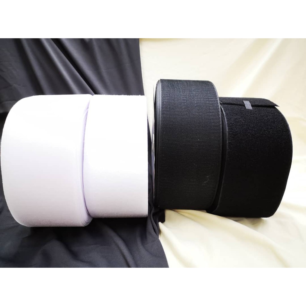 4" Velcro Tape (Hook & Loop) Magic Tape - 1 Roll (25meter) Per Order ...