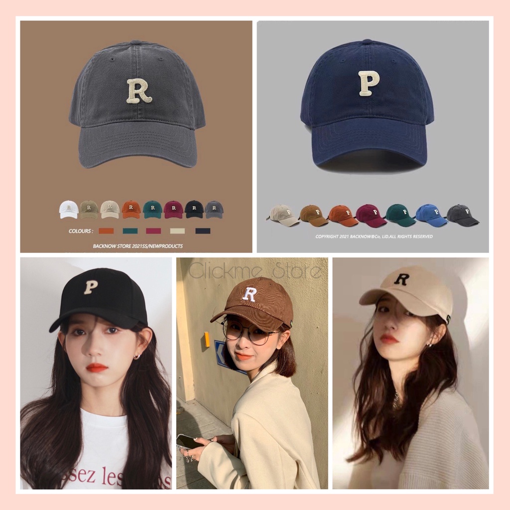 Korean Exclusive Premium Cap R/P Letter Spring & Summer Casual Baseball ...