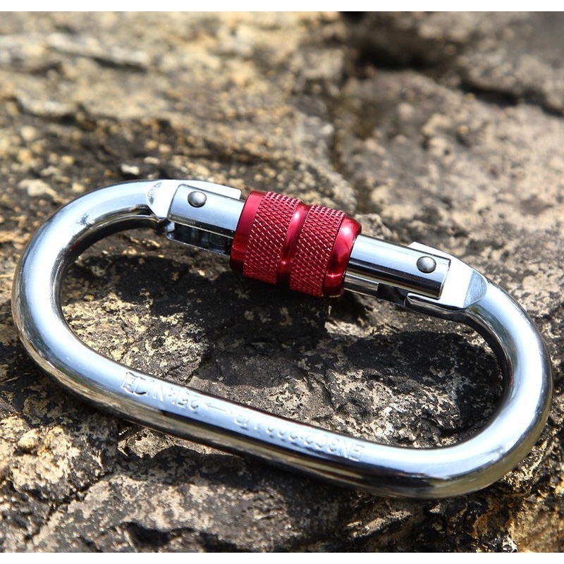 25KN High Strength 7075 Aircraft Aluminium Carabiner for Hiking ...