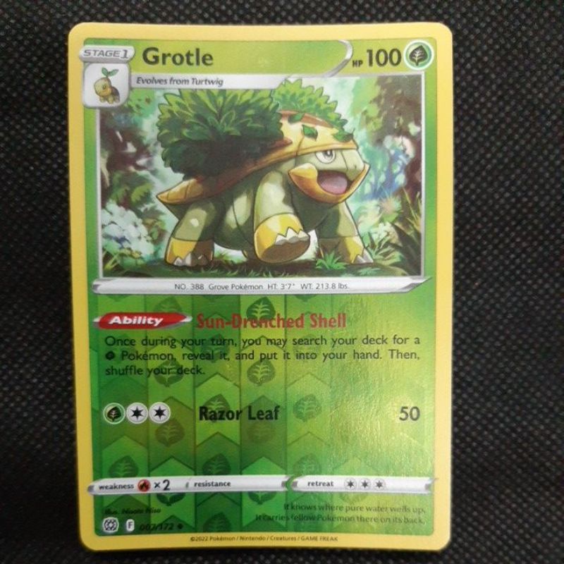 Pokemon Card TCG: Brilliant Stars: Turtwig/ Grotle/ Tropius/ Piplup ...
