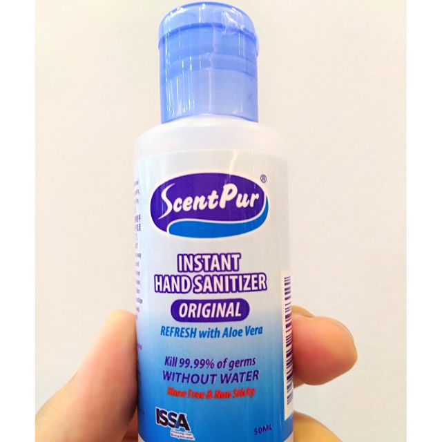 Scent Pur Instant Hand Sanitizer Kills 99.99% of Germs (50ml) | Shopee ...