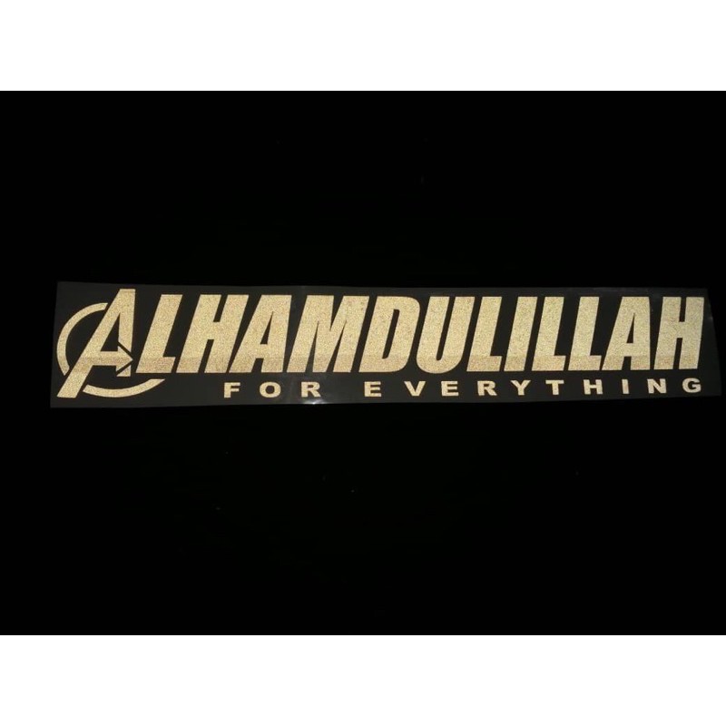 STICKER ALHAMDULILLAH FOR EVERYTHING CUTTING ORIGINAL ‼️ | Shopee Malaysia