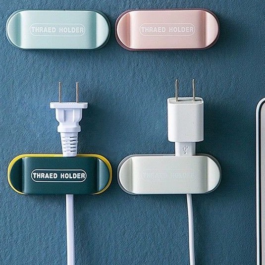 STRONG ELECTRICAL WIRE PLUG/PLUG HOOK HOLDER WALL PLUH HOOLDER ~4 PCS ...