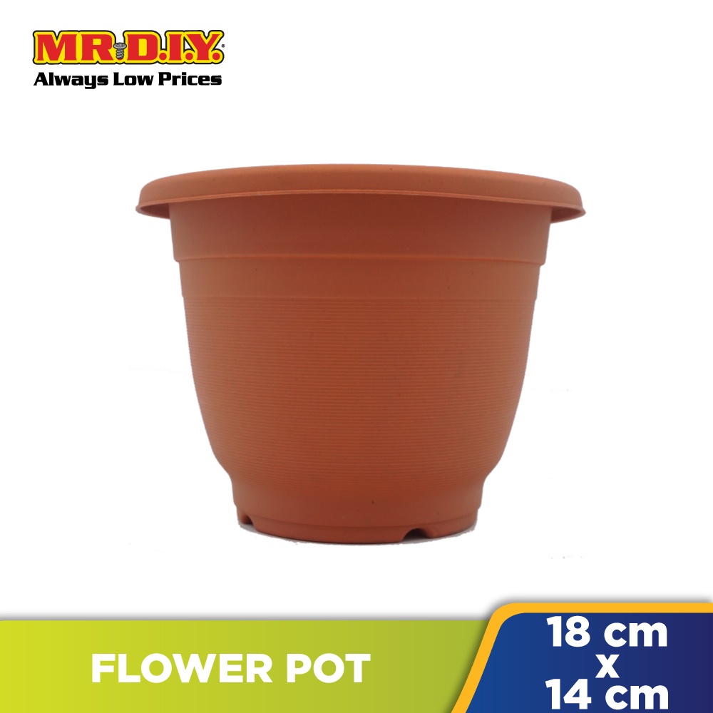 Round Flower Pot (18.5x14cm) | Shopee Malaysia