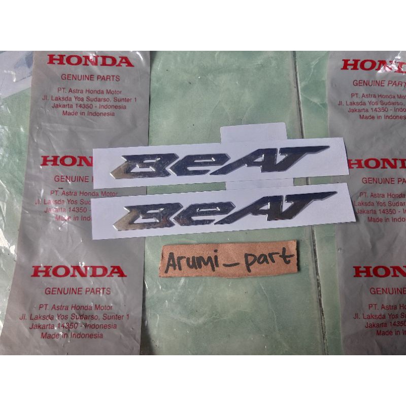 Embossed logo Emblems Honda Beat deluxe k1a / street Can Enter Other ...