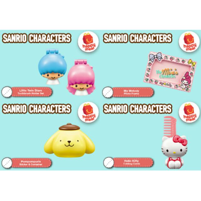 Mcdonald's happy meal Sanrio | Shopee Malaysia