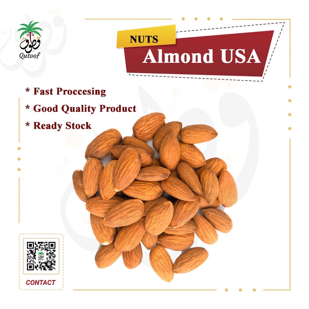 Almond/Badam/Raw Whole Almond/ Roasted Almond/ - 250gm, 500gm, 1000gm ...