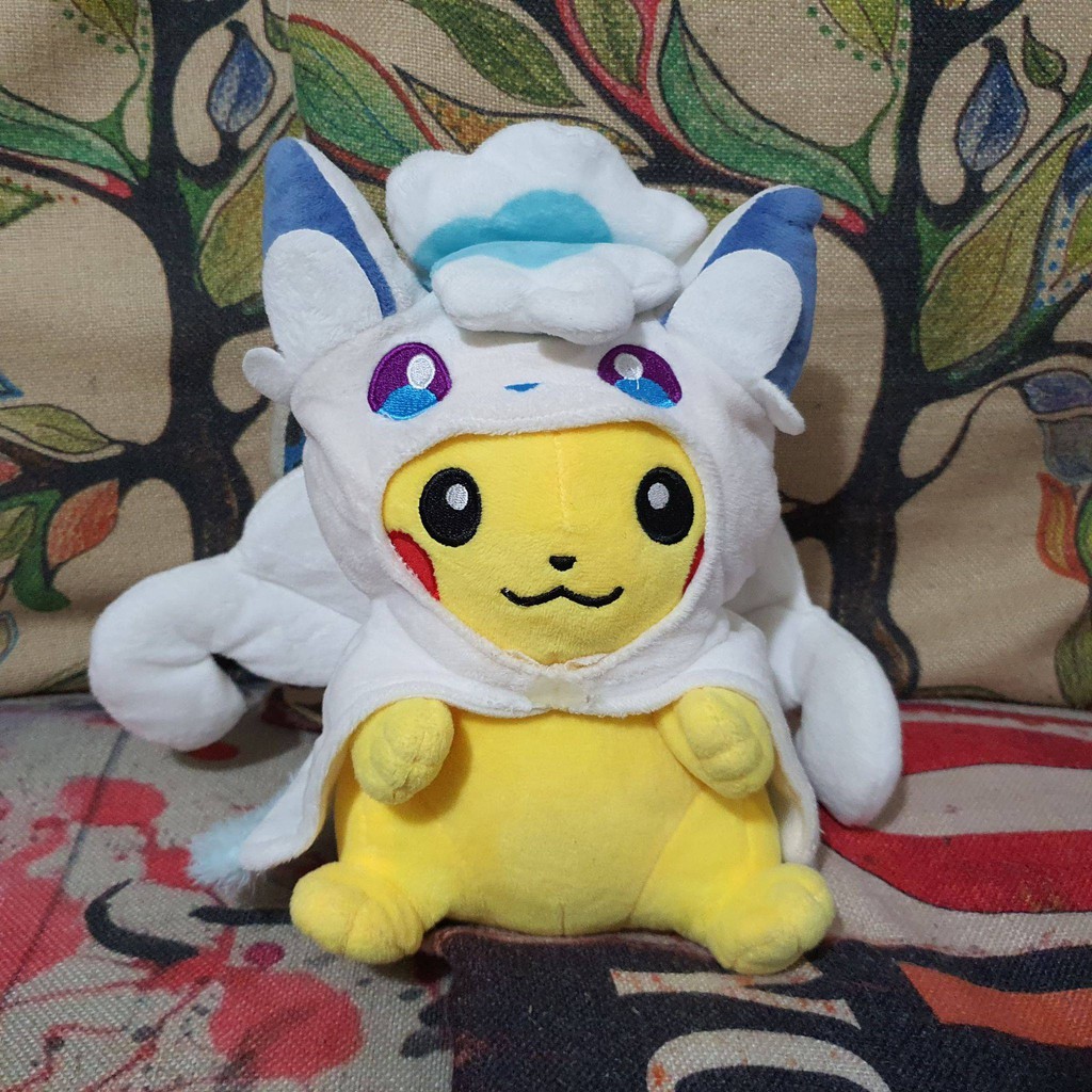 PIKACHU - ALOLA VULPIX COSTUME Pokemon Plushie (Regular Size) | Shopee ...