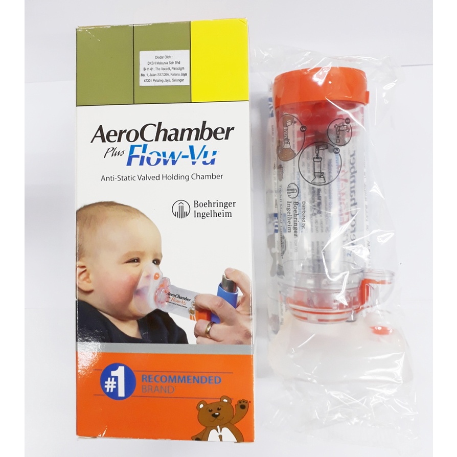 Aerochamber Plus Flow-Vu Infant Small Mask 0-18 Months (Orange ...