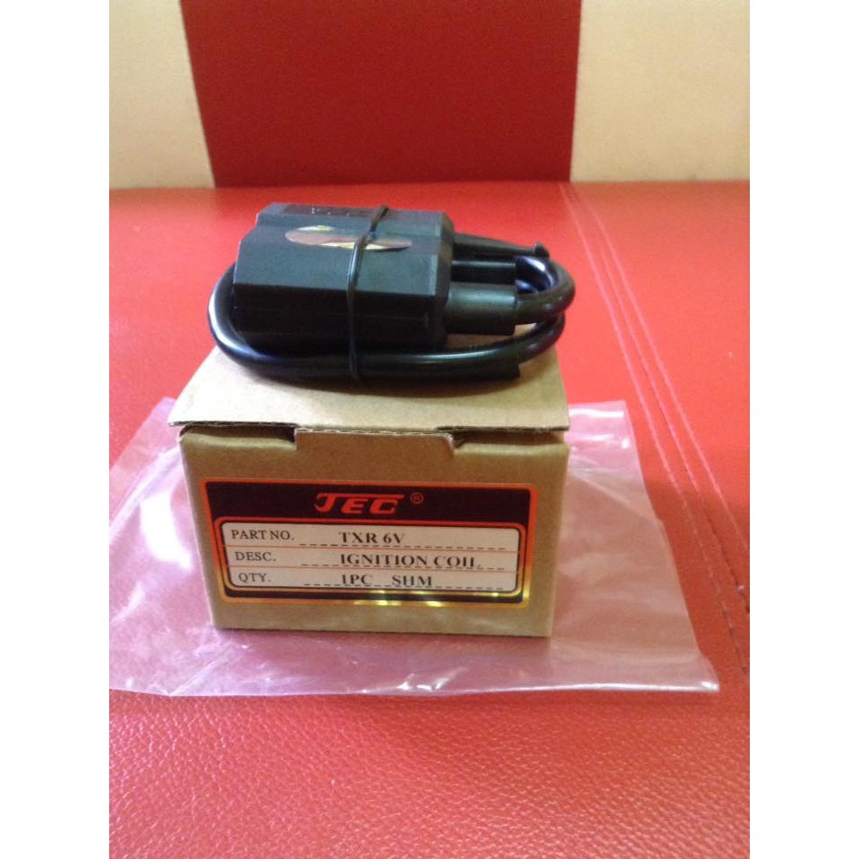 Coil Ignition (Coil Plug) 6 Volt - JEC Brand * Suzuki TXR150 | Shopee ...