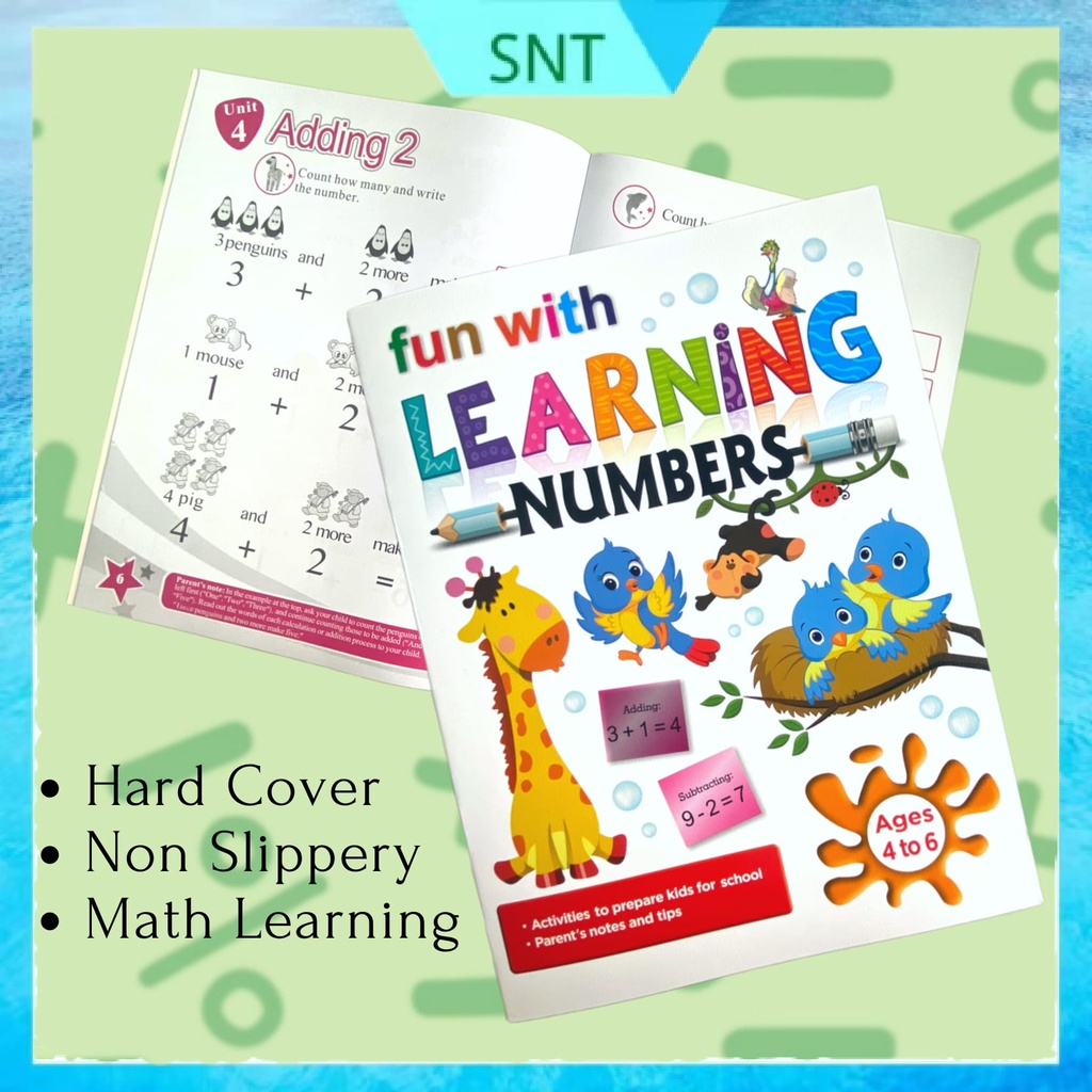SNT (3916) Kids Learning Numbers Book/Math Exercise Book/Preschool ...