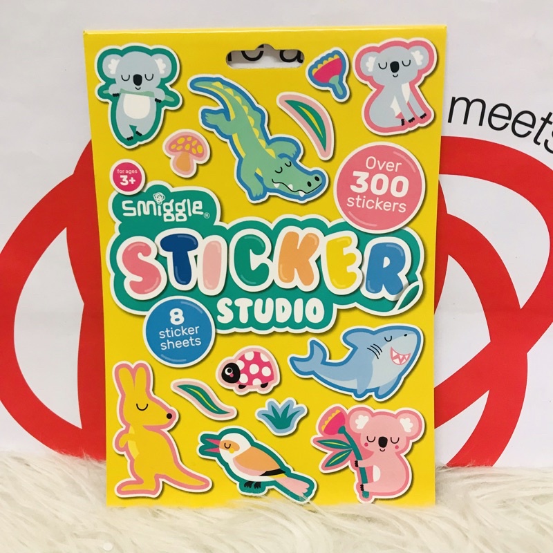 💯Authentic 💥 Smiggle 💥 Sticker Studio Book | Shopee Malaysia