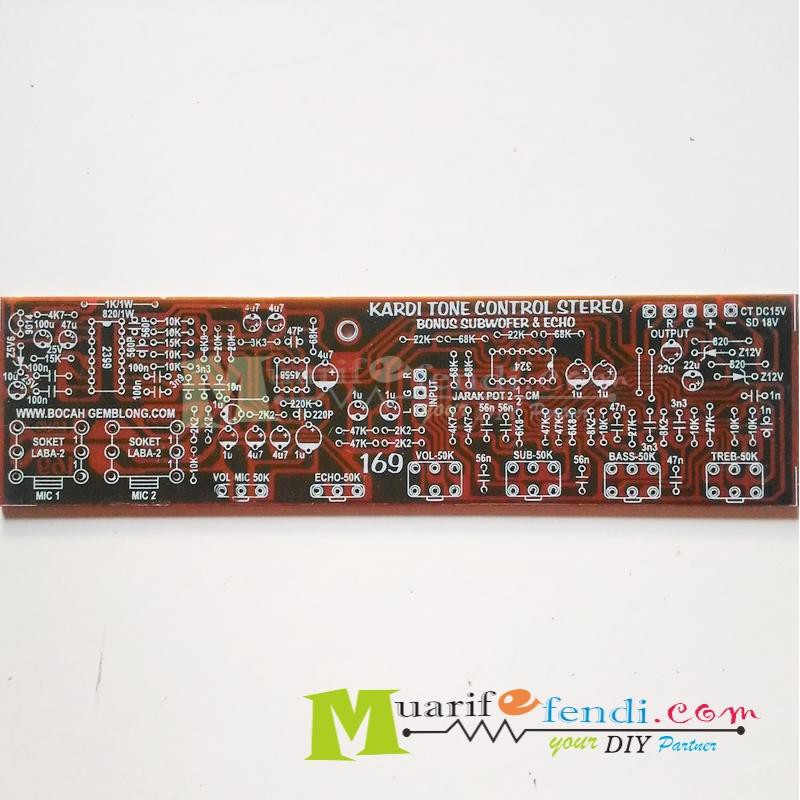 PCB Tone Control Stereo Plus MIC Echo PT2399 CARDI 169 | Shopee Malaysia
