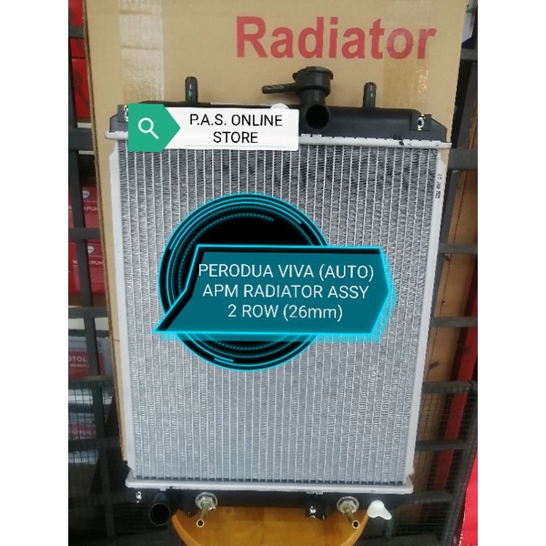 PERODUA VIVA AUTO ORIGINAL APM RADIATOR ASSY 2 ROW | Shopee Malaysia