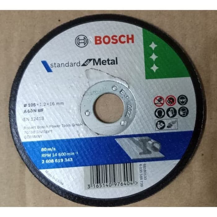 BOSCH 4" Inch 105mm X 1.2mm Thickness Cutting Disc 105 x 1.2 x 16 mm ...