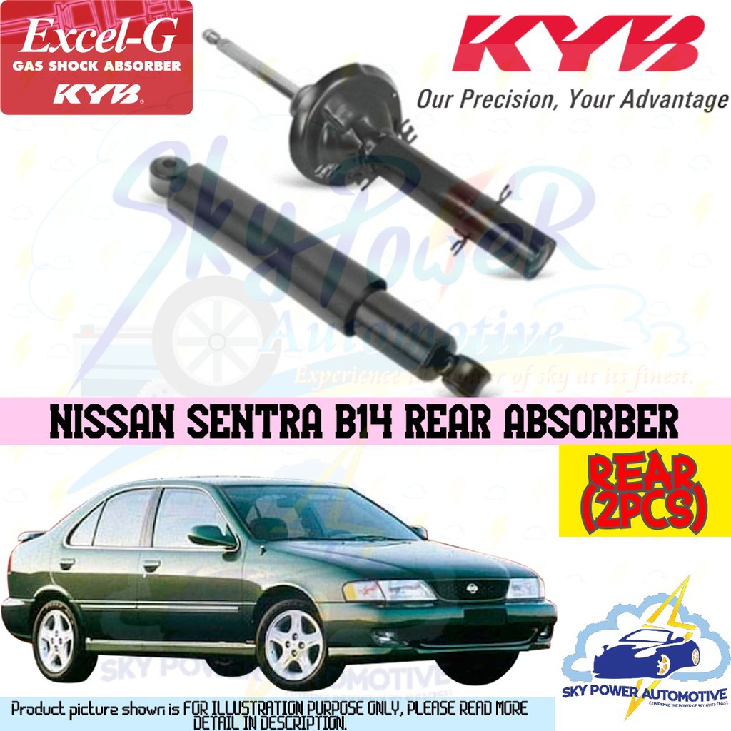 NISSAN SENTRA B14 KAYABA (KYB) EXCEL-G GAS SHOCK ABSORBER (REAR 2PCS) | Shopee Malaysia
