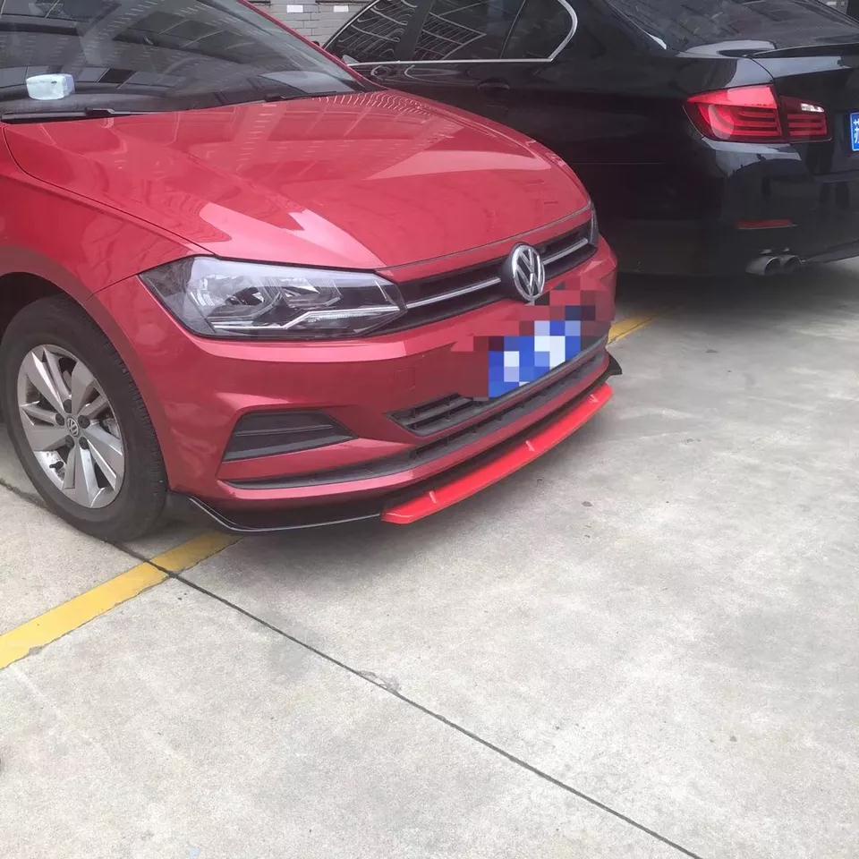 For Volkswagen POLO Body kit spoiler 2019-2020 For POLO 4DEC ABS Rear ...