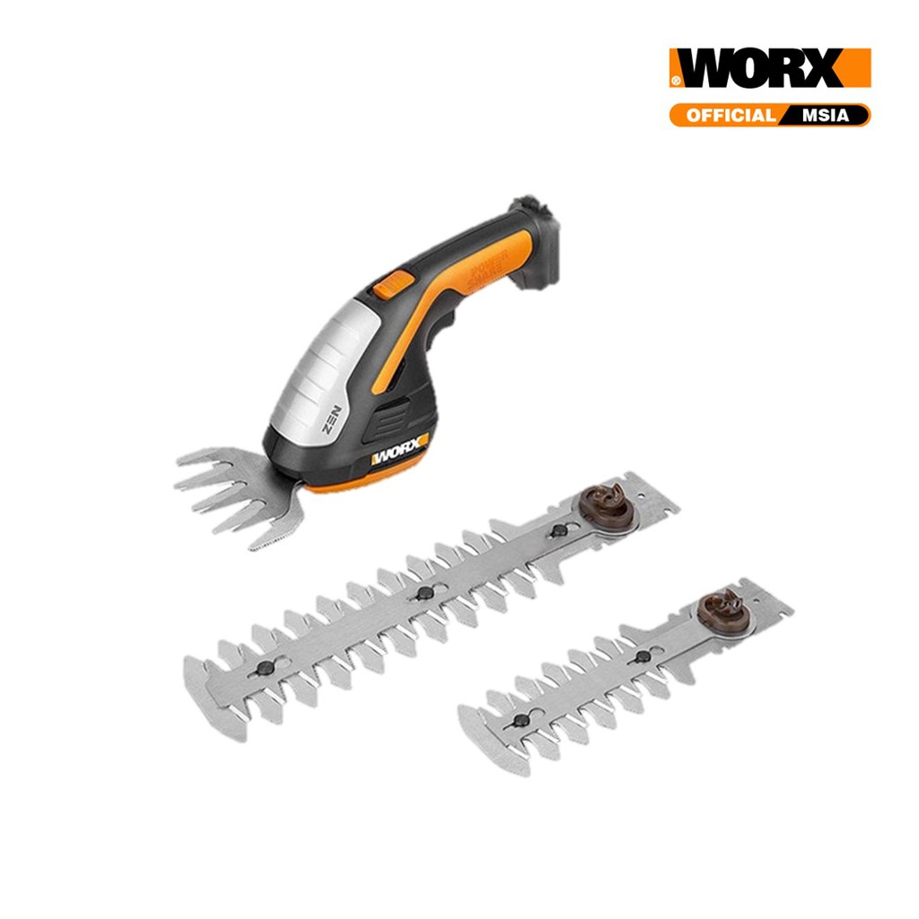 WORX WG801E 20V ZEN 4 Shear & 8 Shrubber Trimmer | Shopee Malaysia