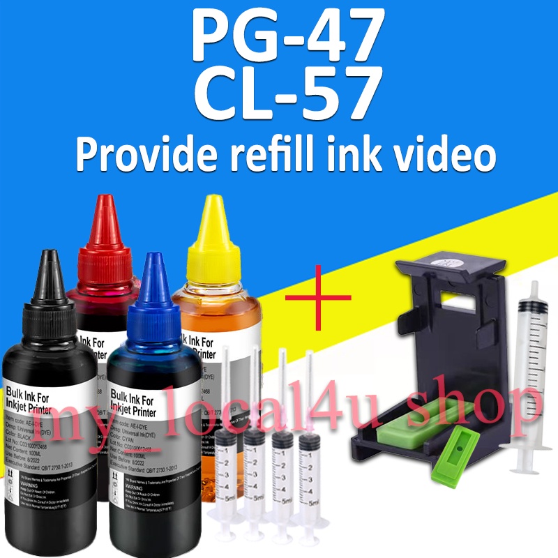 PG47 PG-47 , CL57 CL-57 CL57S CL-57S refillable ink compatible for ...