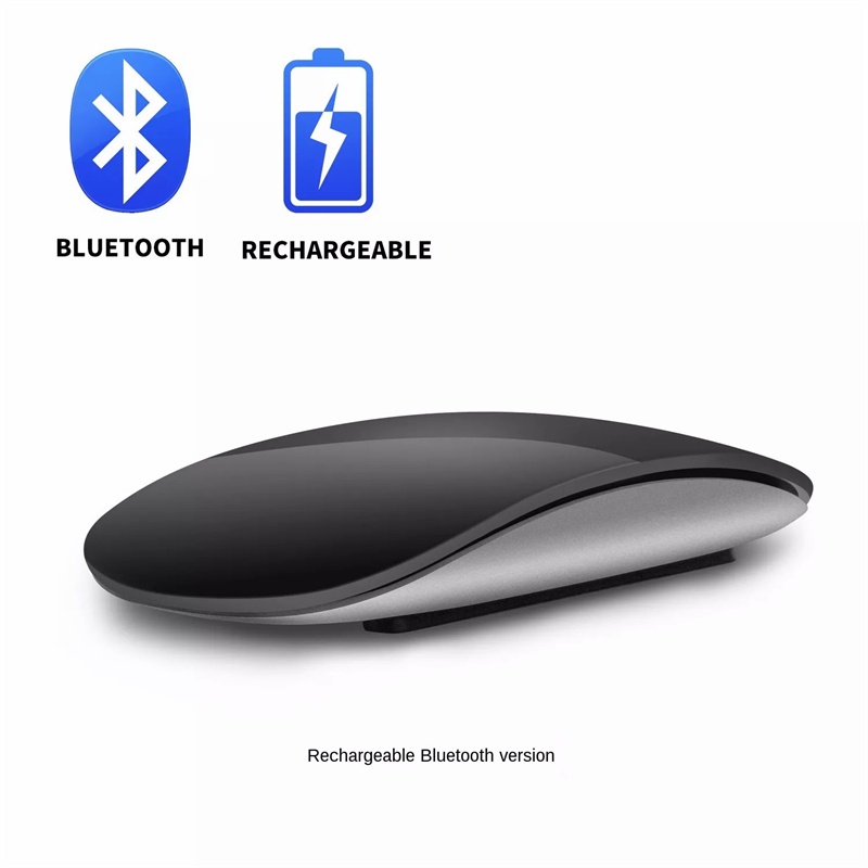 Bluetooth 5.0 Wireless Mouse Silent Multi Arc Touch Mice Ultra-Thin ...
