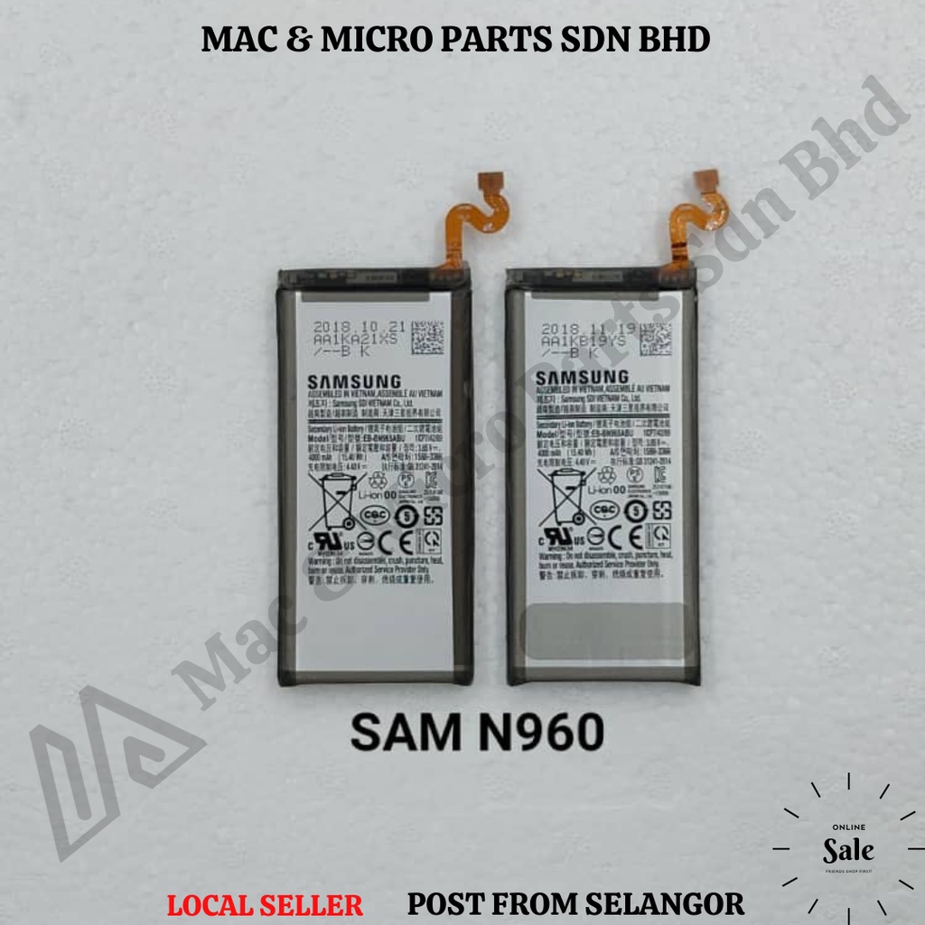 Mg Brand Note 9 N960 Original Battery Model Eb Bn965abu 4000mah