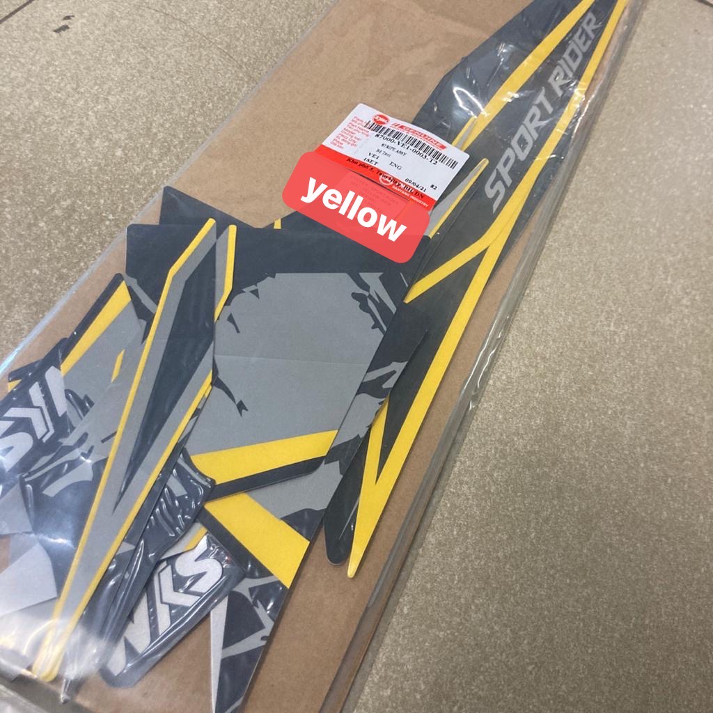 SYM SPORT RIDER BODY STICKER 100% ORIGINAL SPORT RIDER 125I 125 BODY ...