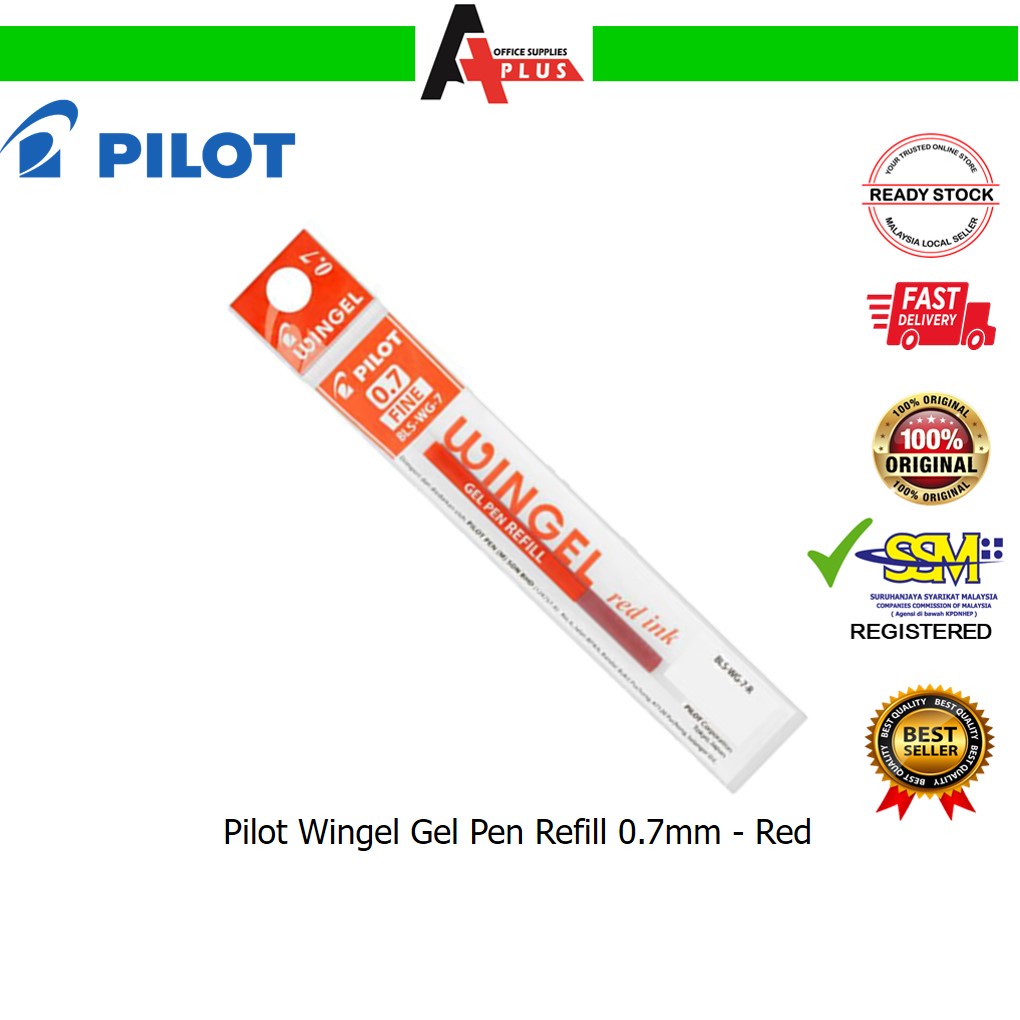 PILOT Wingel Gel Pen Refill / Isian Semula Pen Dakwat Gel - Extra Fine ...