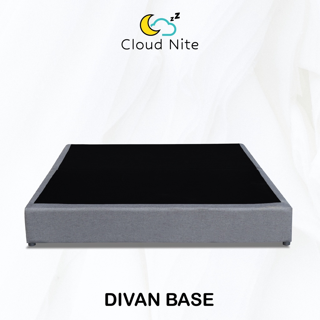 Cloud Nite C-Grey Divan set / Base - Solid Wood Bed frame (Single ...