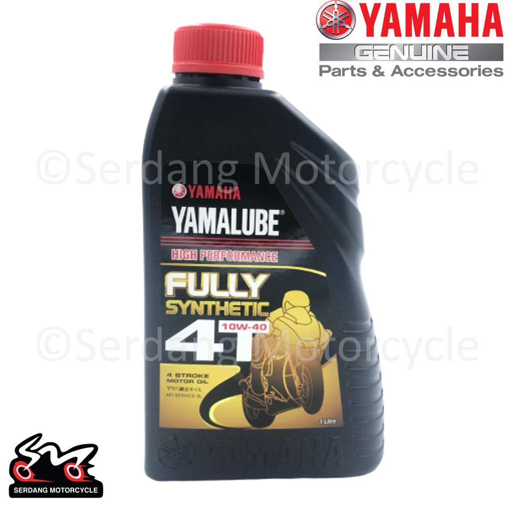 YAMALUBE 4T Fully Synthetic Yamaha Motor Engine Oil 10W-40 1Litre ...