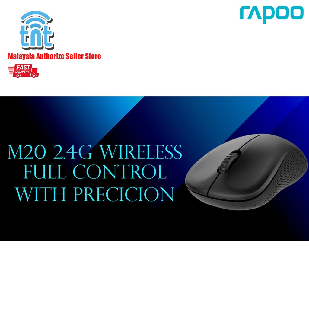 RAPOO M20 WIRELESS OPTICAL MOUSE | Shopee Malaysia