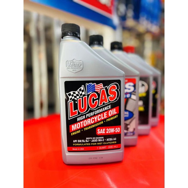 LUCAS OIL SEMI SYNTHETIC/FULL SYNTHETIC 10-40 10-50 20-50&FORK LAY OIL ...