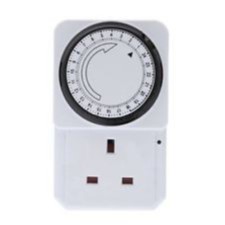 M-Lite RECTANGLE 13A 24Hours Plug In Timer Timer Auto ON /OFF 定时开关插座 ...