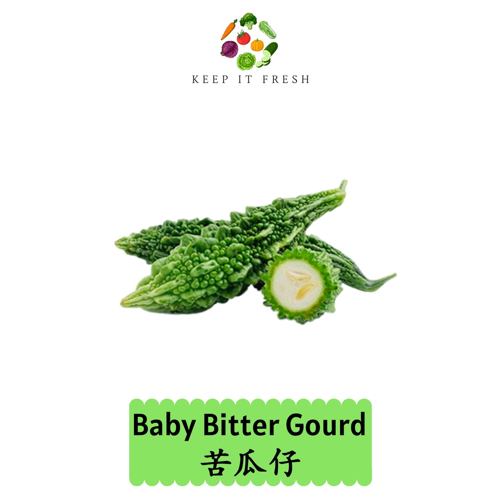 Mini Bitter Gourd 苦瓜仔 Peria Katak 1 Pkt (250-300g) | Shopee Malaysia