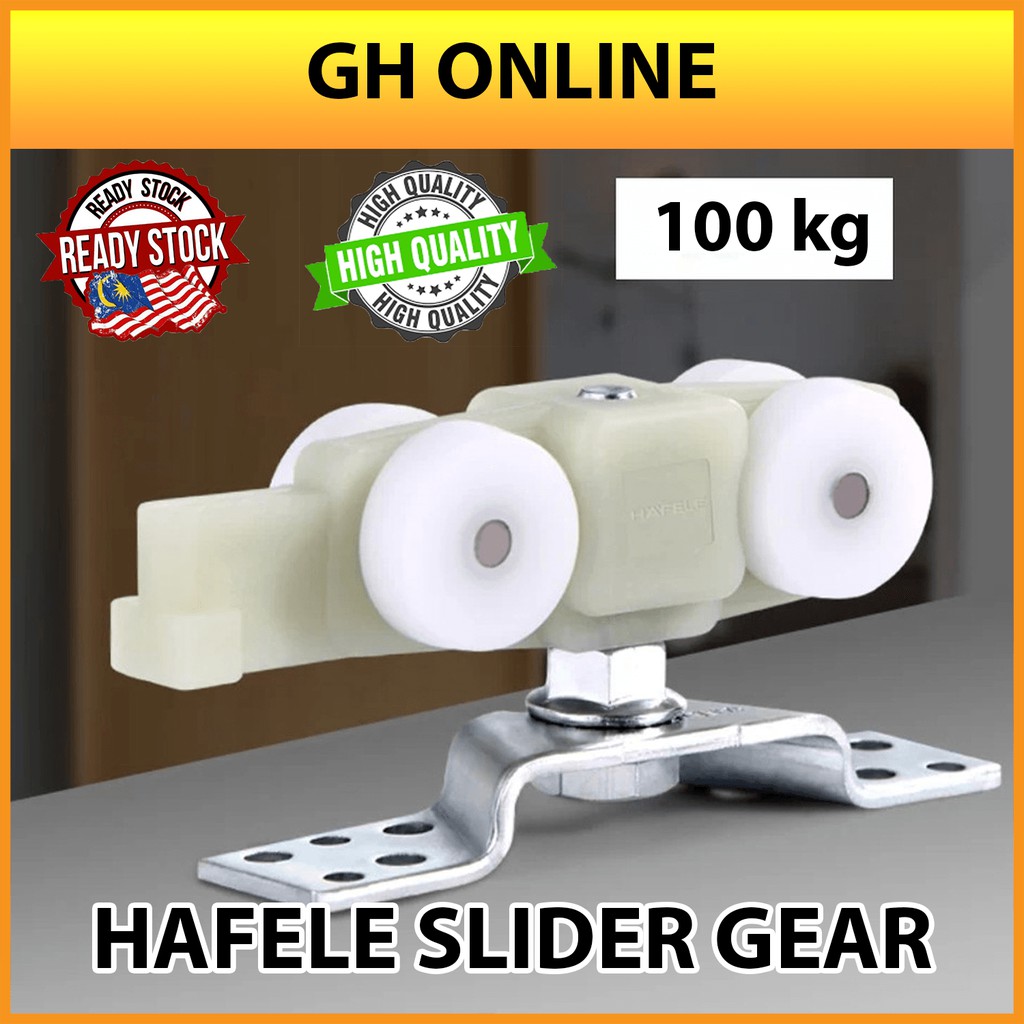 HAFELE SLIDING ROLLER SLIDING WHEEL 1OOKG (1 Set)WARDROBE ROLLER ...