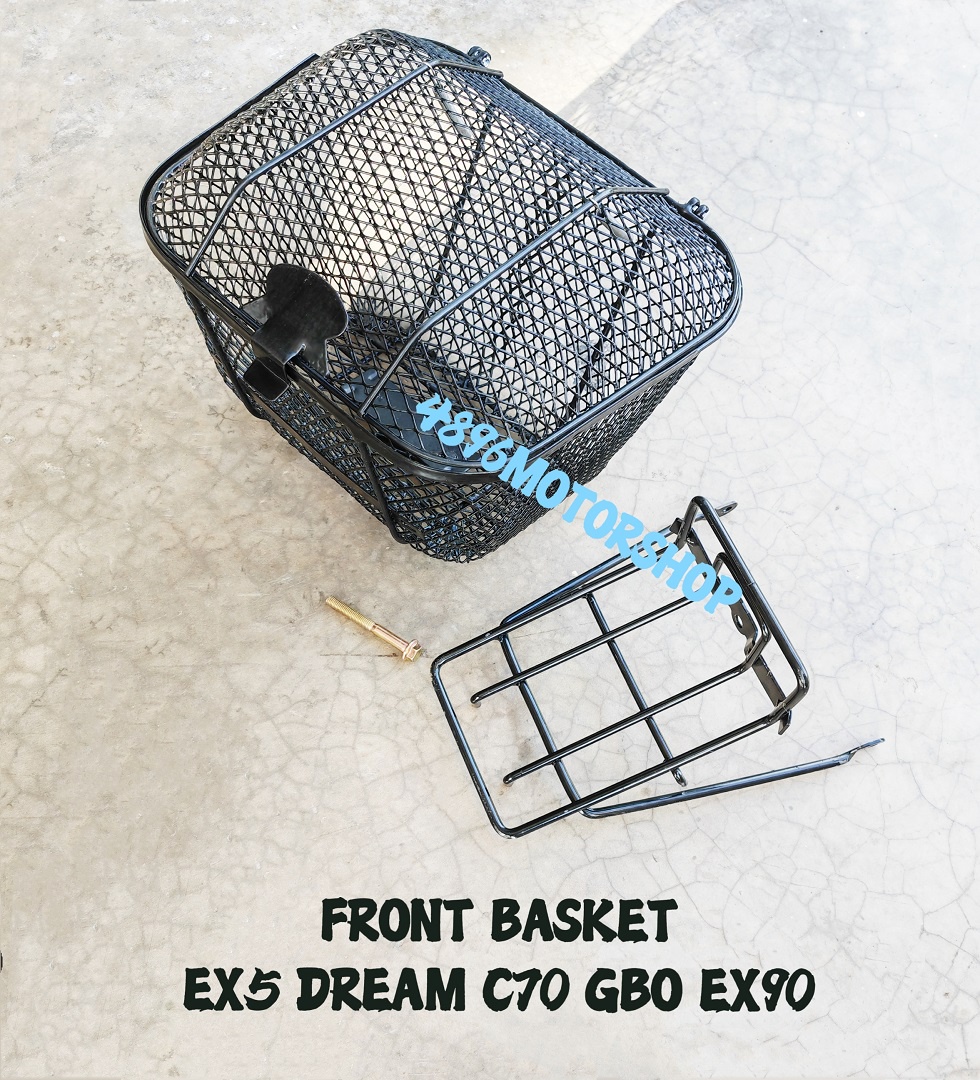 FRONT BASKET CARRIER RAGA BAKUL DEPAN HONDA EX5 DREAM C70 GBO EX90 DY90 WAVE125 | Shopee Malaysia
