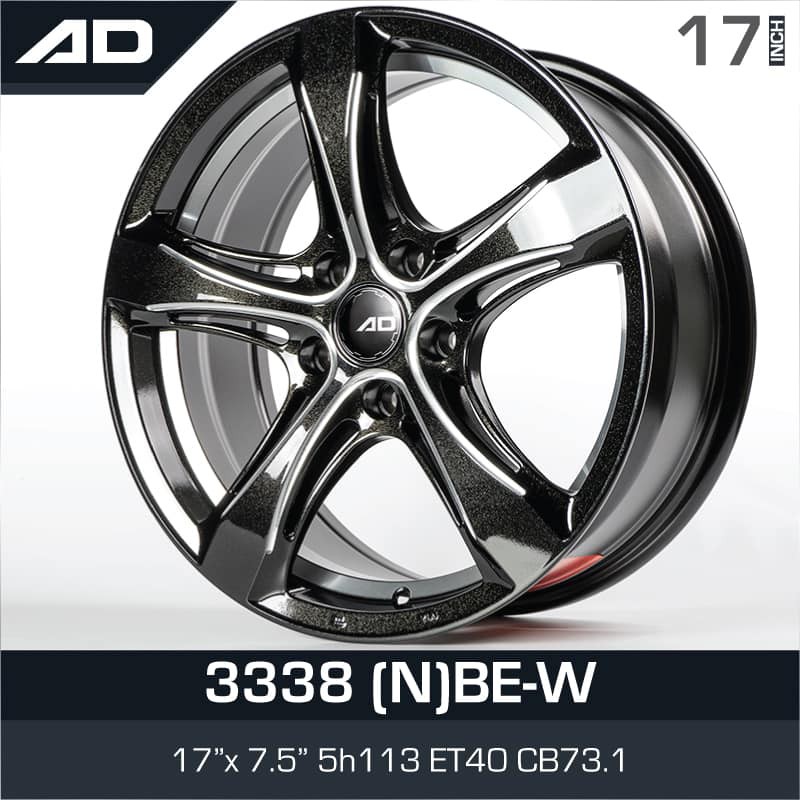 AD 17 inch 7.5JJ 5X113 ET40 ORI CAR SPORT RIMS WHEELS 3338 | Shopee ...