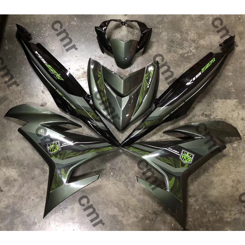 VELOZI COVER SET Y15ZR V1/V2 HIJAU LUMUT & VPBC5 2022 Army Green New Item Hot Item | Shopee Malaysia