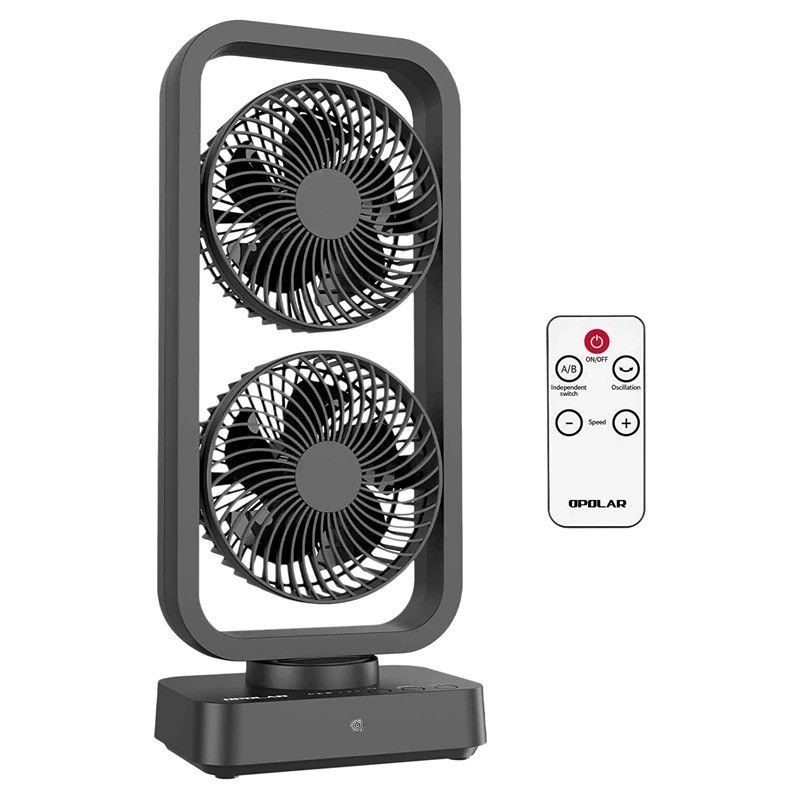 Opolar 10,000mAh Oscillating Tower Fan with Remote, 16 inch Cordless ...