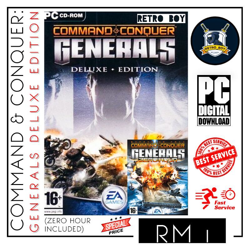 COMMAND & CONQUER: GENERALS DELUXE EDITION [DIGITAL DOWNLOAD] | Shopee Malaysia
